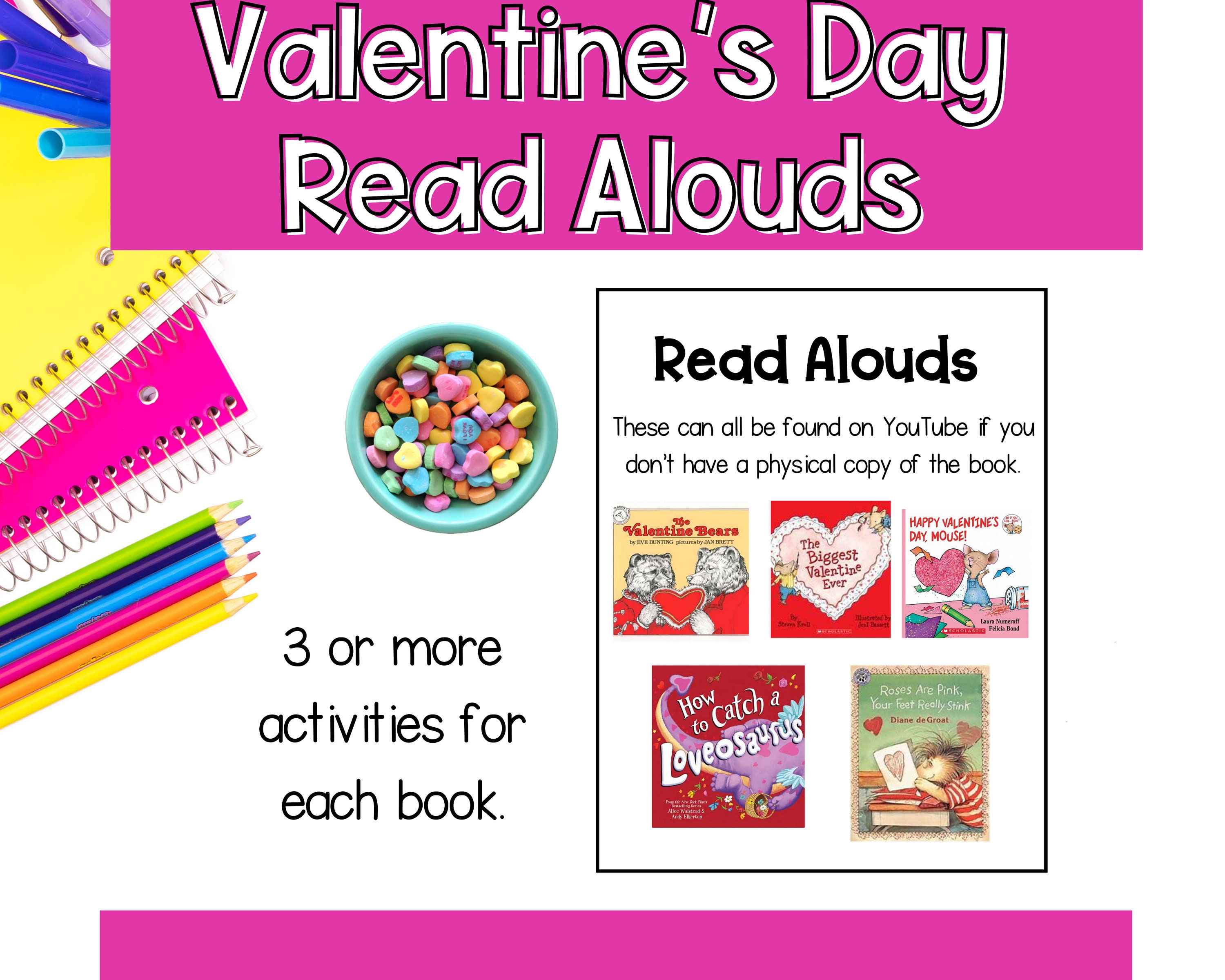 Valentine's Day Read Alouds Valentine's Day Lesson Valentine's Day ...