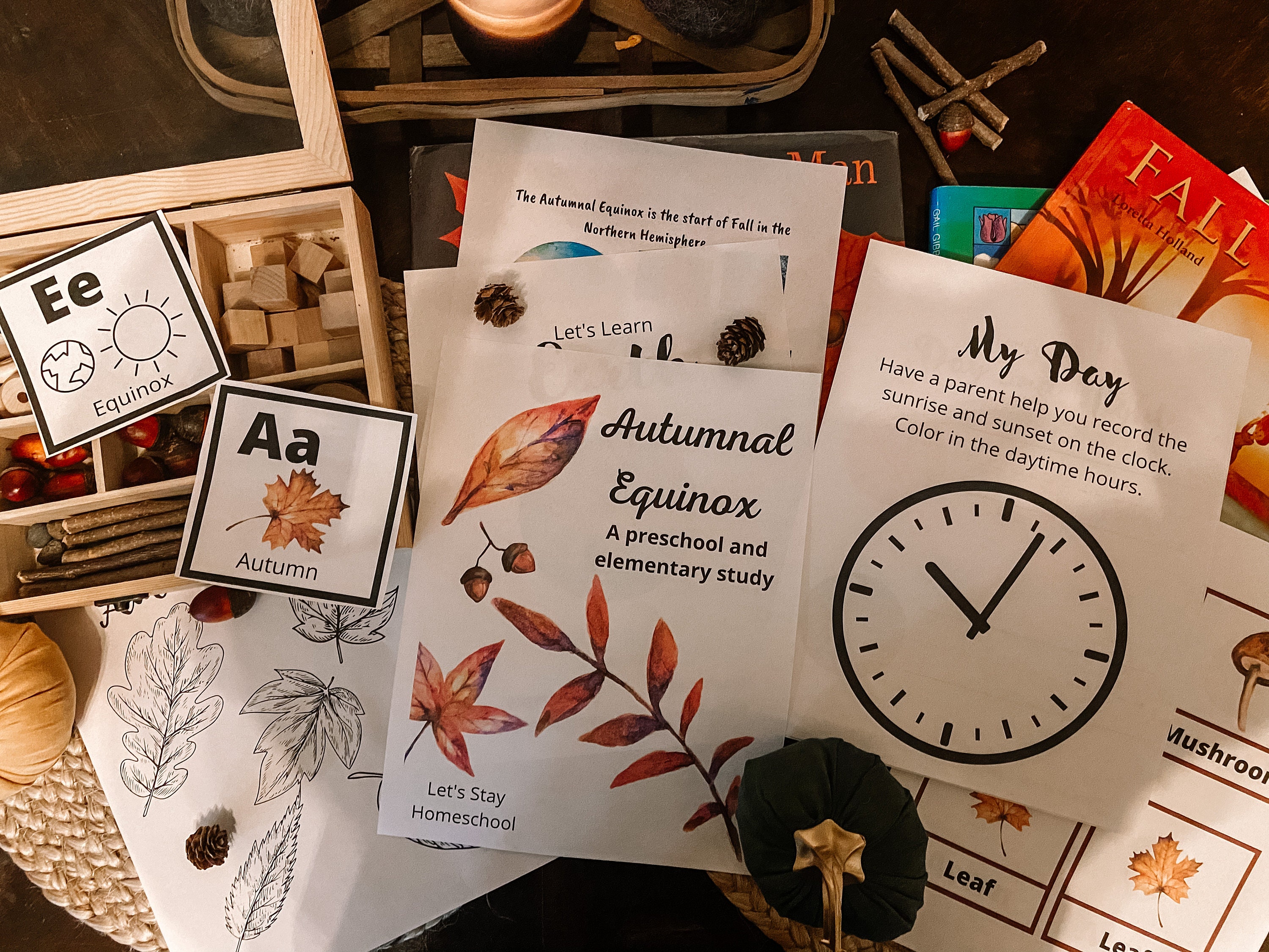 Autumnal Equinox Unit Study Equinox Unit Study Autumn Unit | Etsy