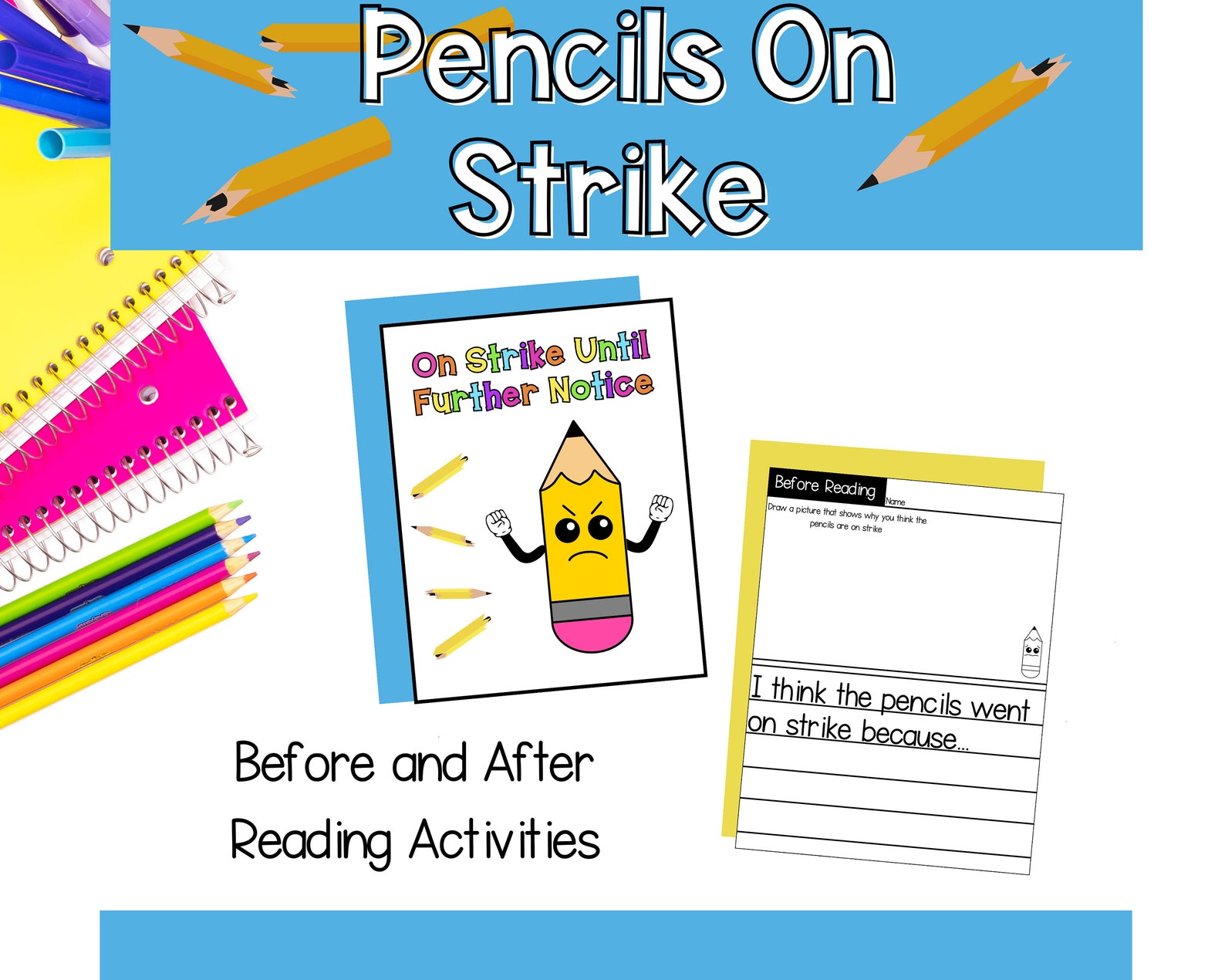 Pencils on Strike Book Companion | Social Emotional Learning ...
