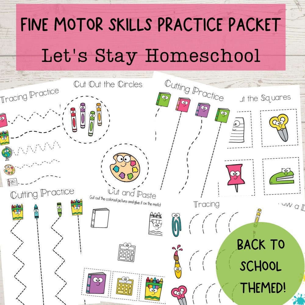 Fine Motor Skills Back to School Bundle Fine Motor Skills - Etsy
