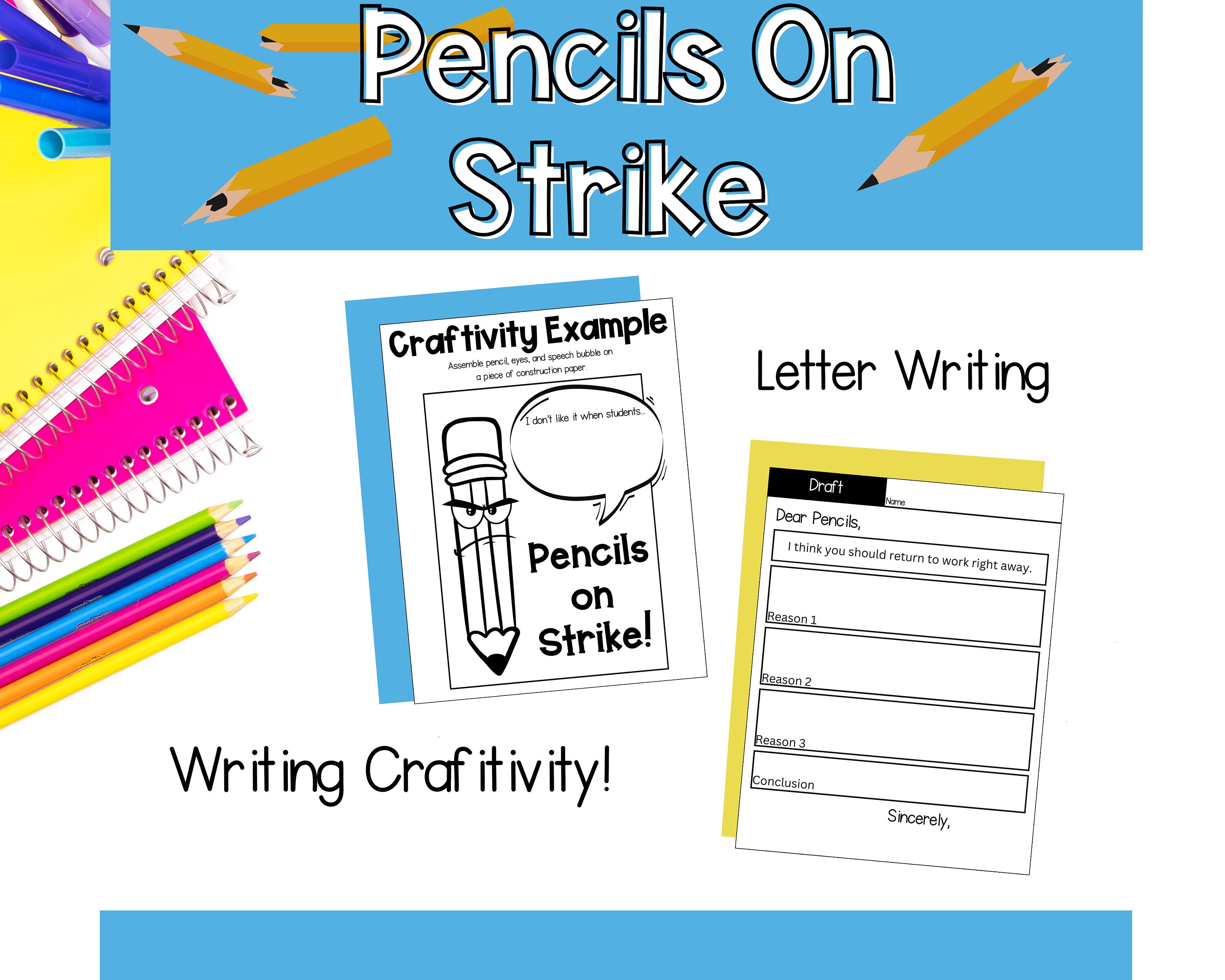 Pencils on Strike Book Companion | Social Emotional Learning ...