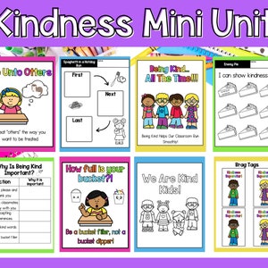 Kindness Unit Study | Kindness Read Alouds | Kindness Social Emotional ...