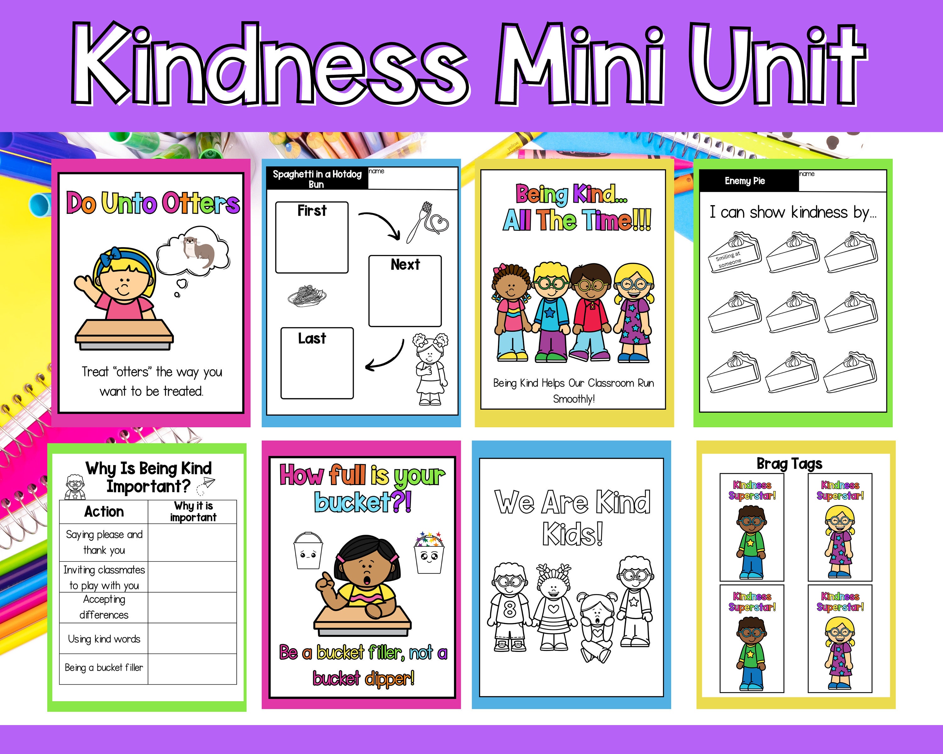 Kindness Unit Study Kindness Read Alouds Kindness Social Emotional ...