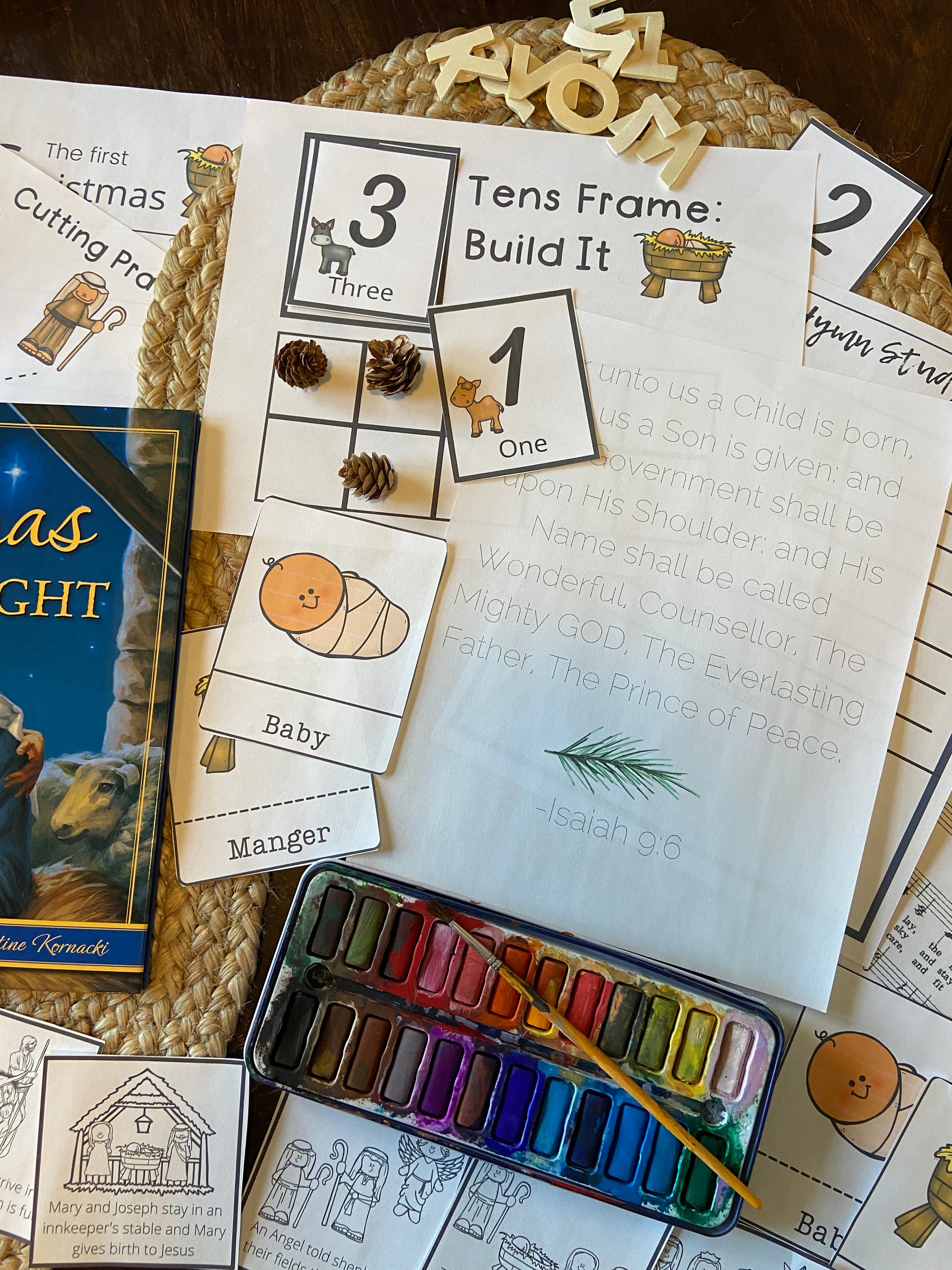 The First Christmas Early Learners Pack Christmas Mini Unit - Etsy