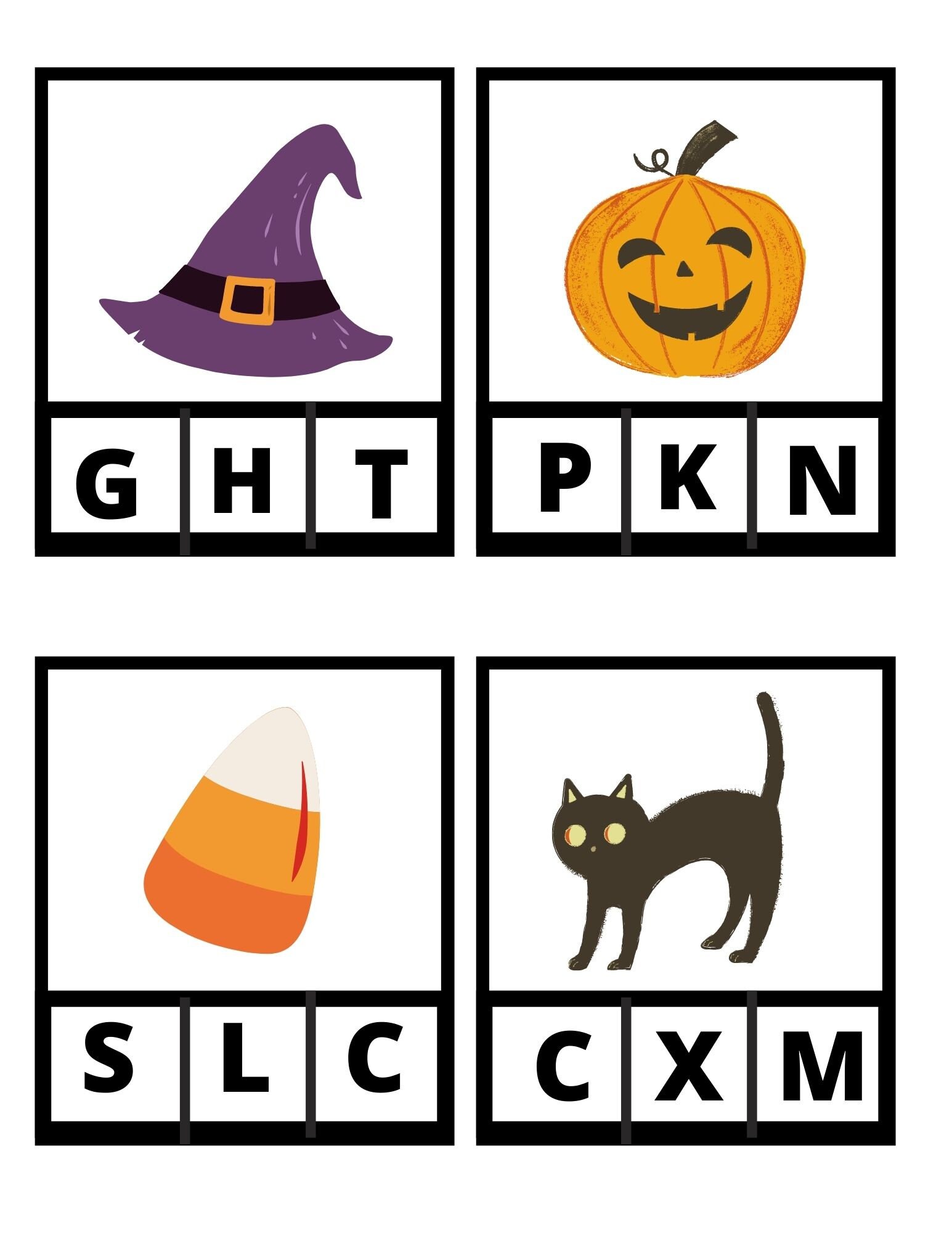 Halloween Early Learning Pack Halloween Mini Unit - Etsy