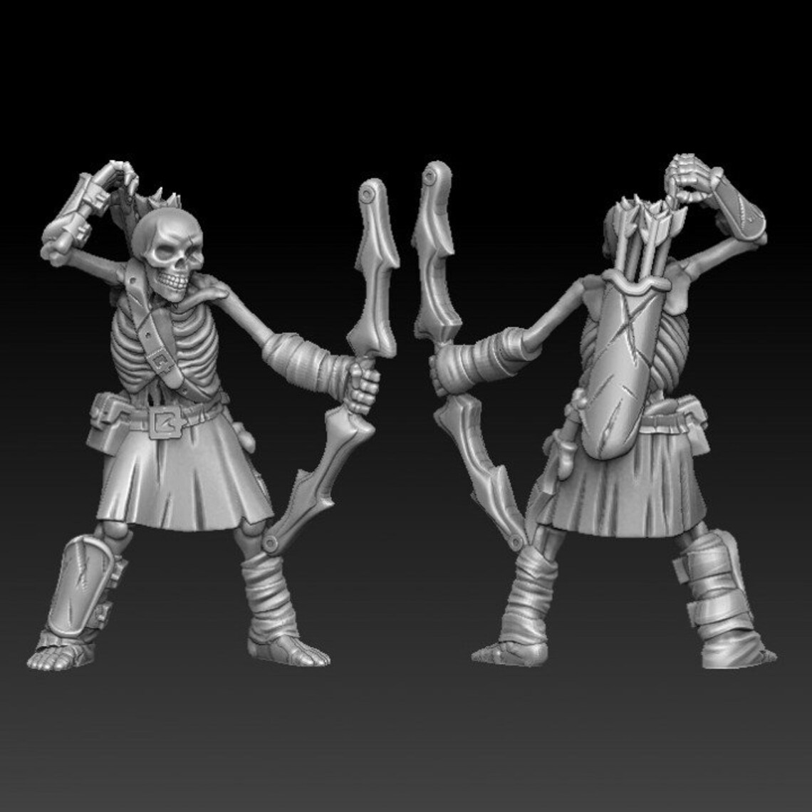Skeleton Fighters Onmioji Warhammer Dungeons and Dragons | Etsy