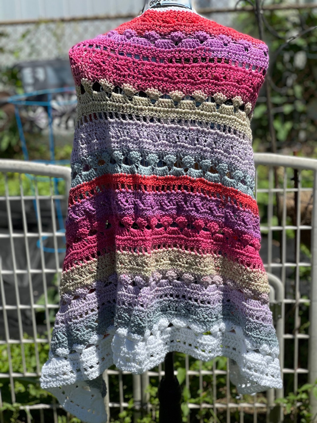 Greek Goddess Rectangle Crochet Shawl - Etsy