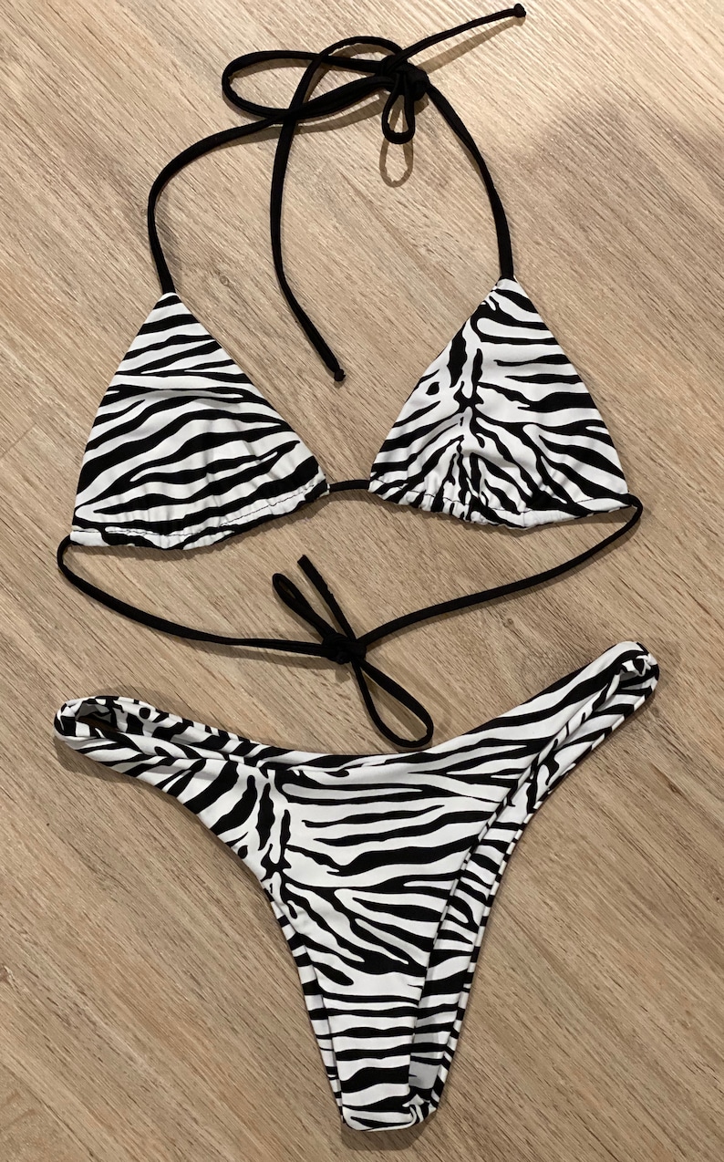 Women Bikins Set- Women Swim Wear - Triangle Bralette - Two Piece ...
