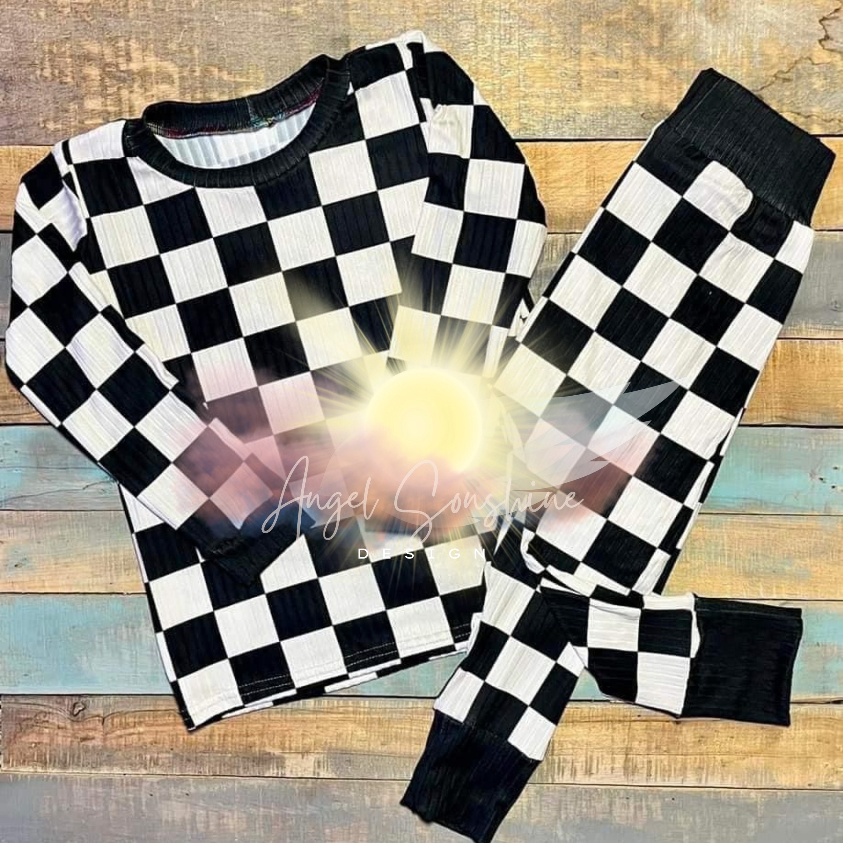 Black + Cream Colored Checkered Seamless, Seamless Design, Checkered ...