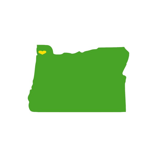 Oregon Decal - Etsy