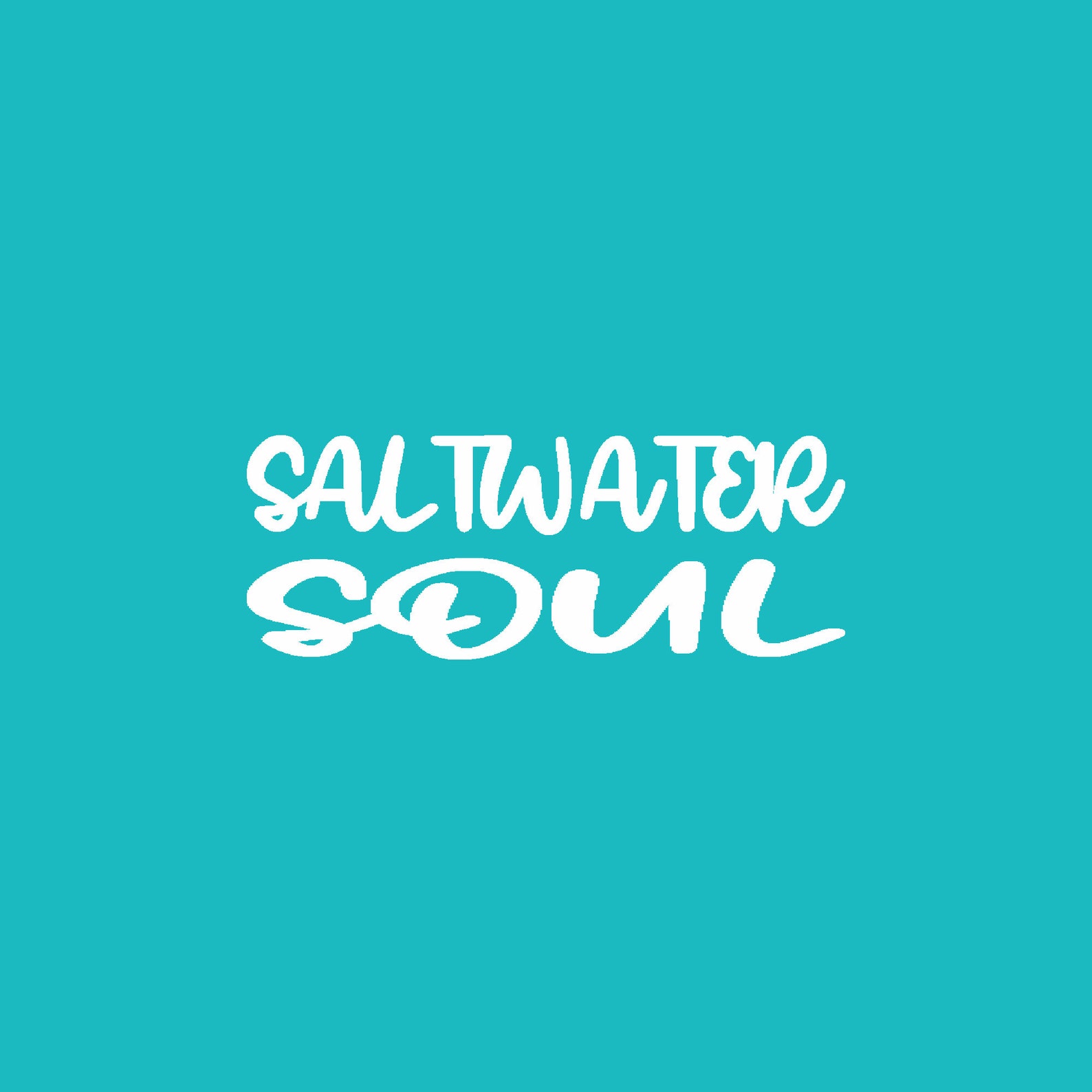 SALTWATER SOUL Decal Ocean Saltwater Soul Beach Vibes - Etsy