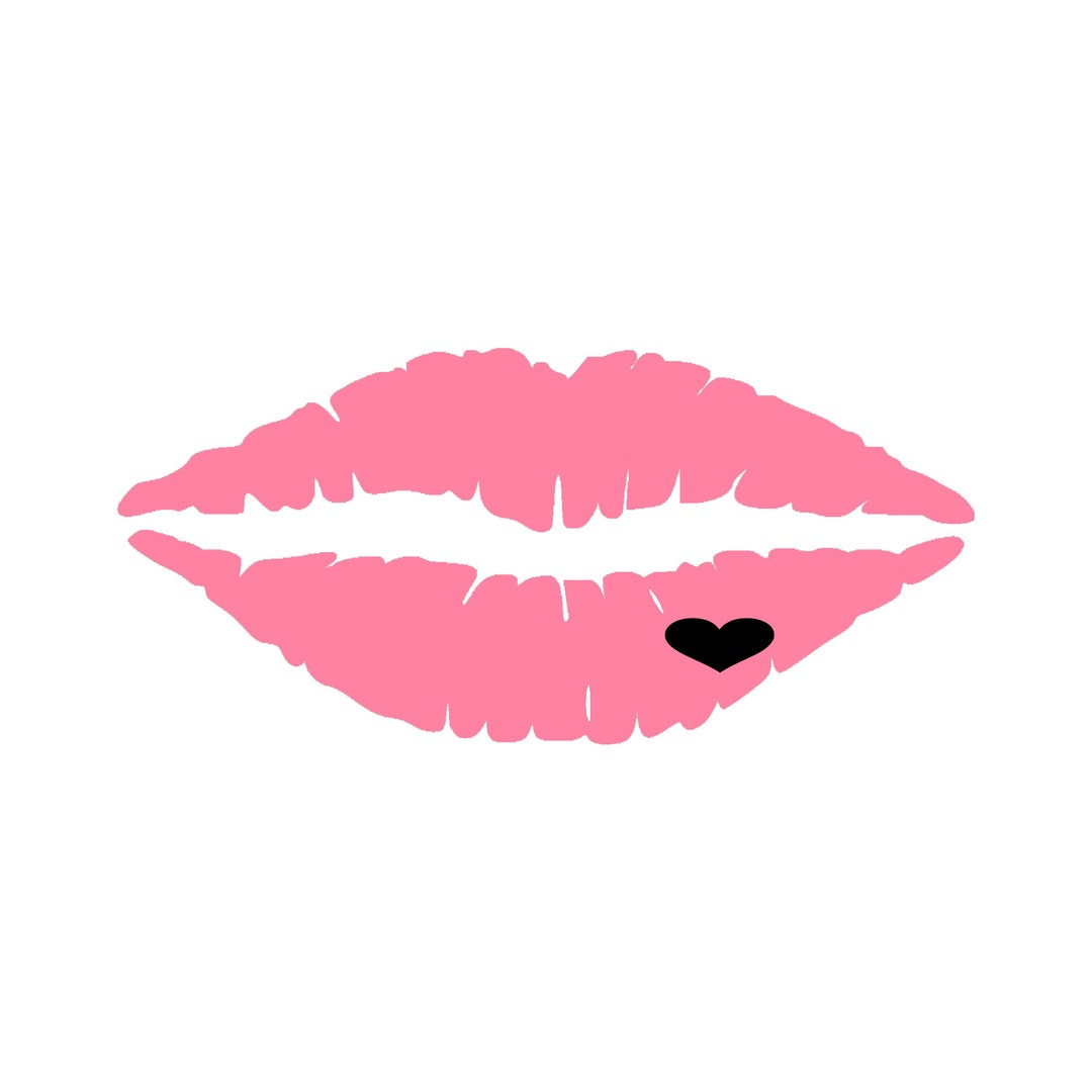 Heart Lips Decal Day Spa Makeup Lips Heart Spa Decor - Etsy