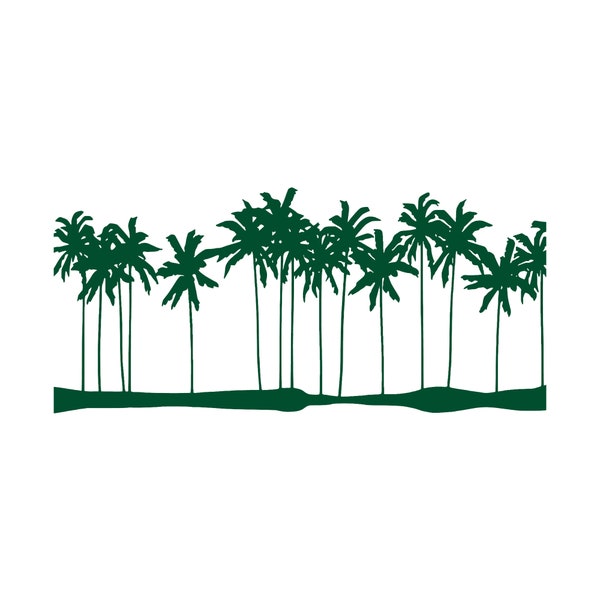 Palm Tree Decal - Etsy