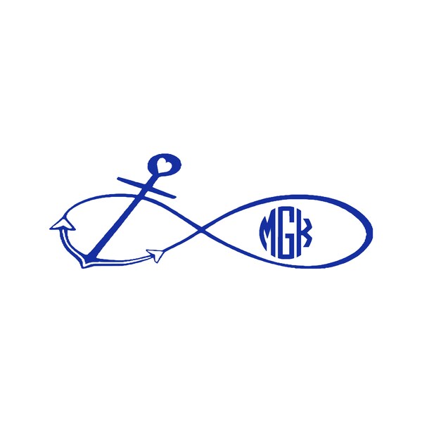 Infinity Anchor - Etsy