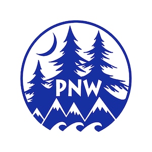 PNW Decal Pacific Northwest PNW West Coast Travel - Etsy