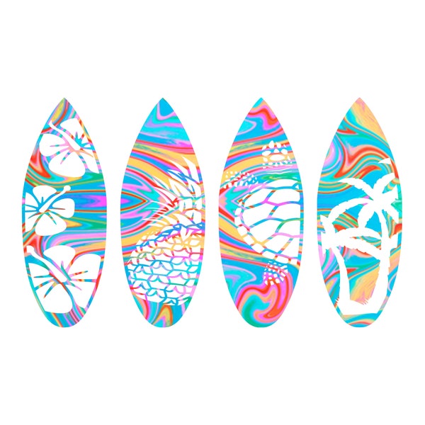 Surfboard Wall Decal - Etsy