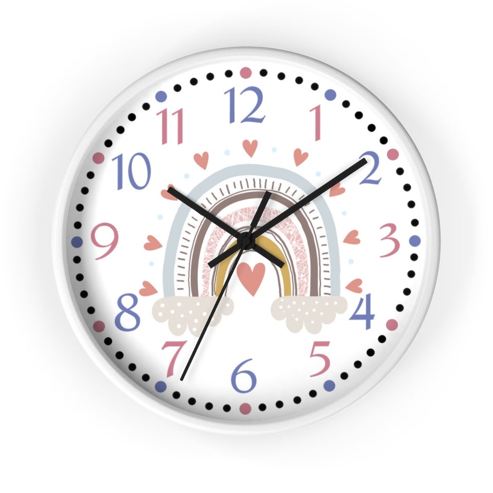 Rainbow Clock - Scandinavian Clock - Art Clock Designed & Sold By ...