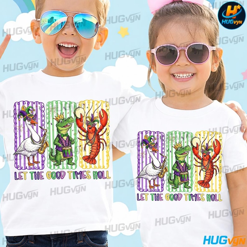 HOT 2026 TREND!!! Funny Mardi Gras Animal PNG, Let the Good Times Roll ...