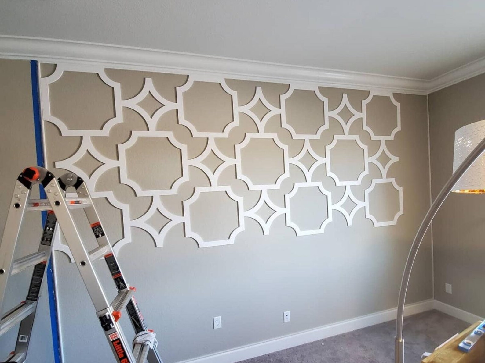 LARGE-F103 MDF Wood Decorative Panels, Fretwork Wall Panels. 42-3/8 In ...