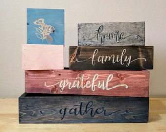 Wood Centerpiece Box | Etsy