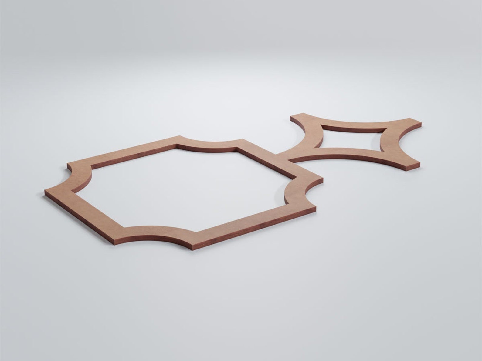 LARGE-F103 MDF Wood Decorative Panels, Fretwork Wall Panels. 42-3/8 In ...