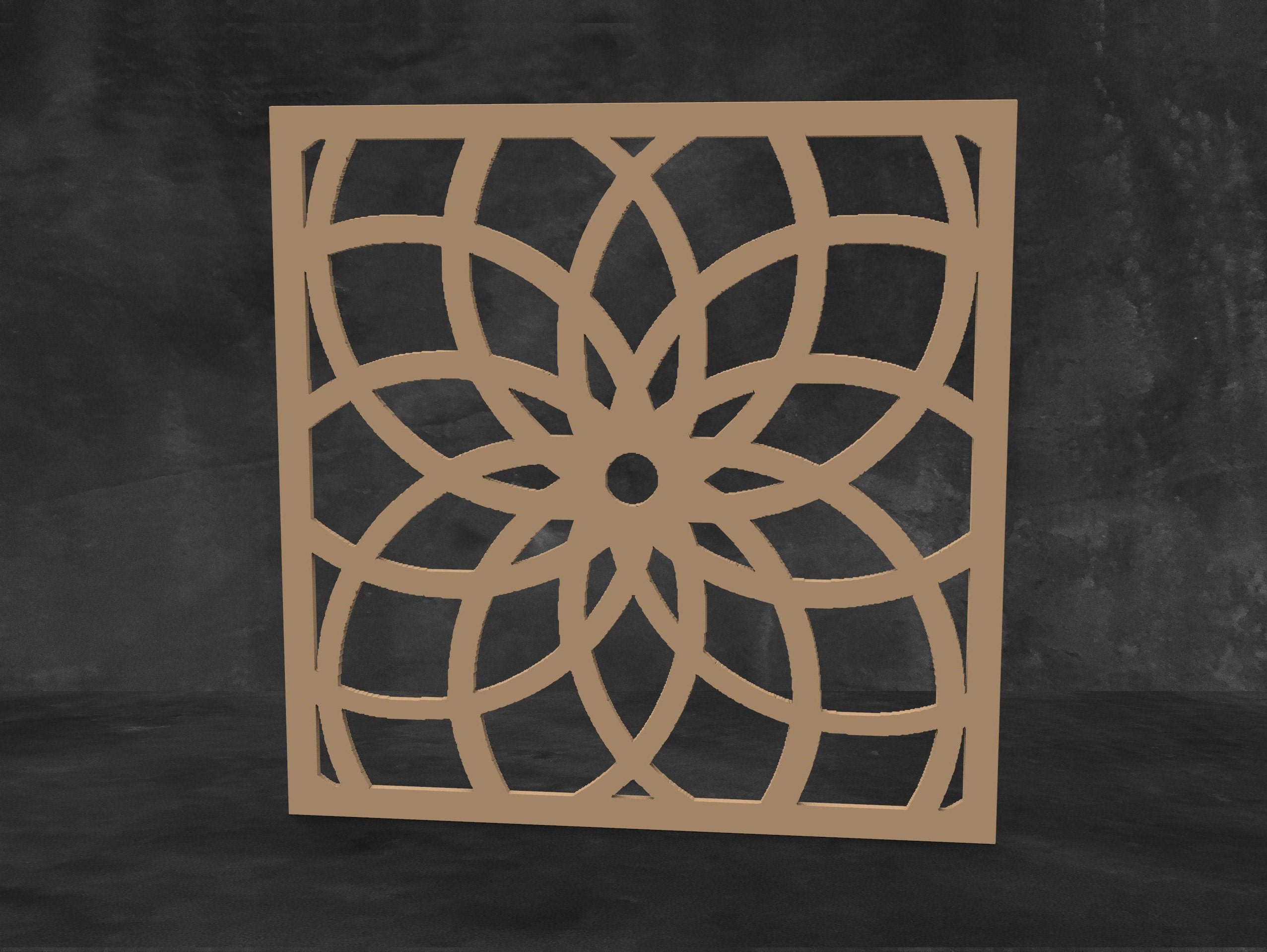 MDF Wood Decorative Panels / Fretwork Wall Panels / SKU F246 / 23 3/8 X ...