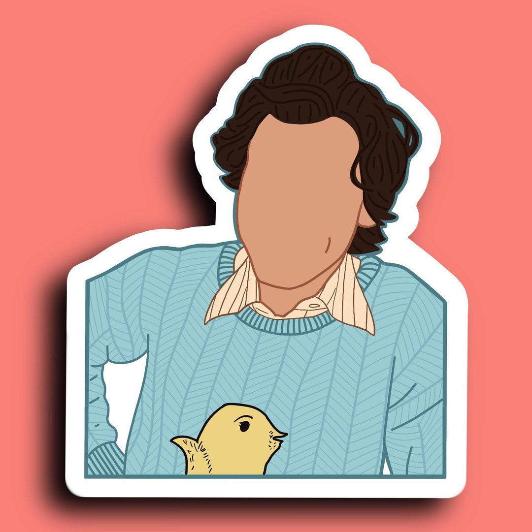 Harry Styles Tiny Desk Concert Outline Sticker - Etsy