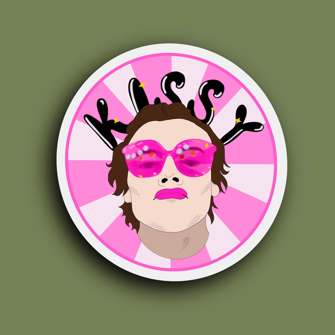 Harry Styles Kissy Sticker - Etsy