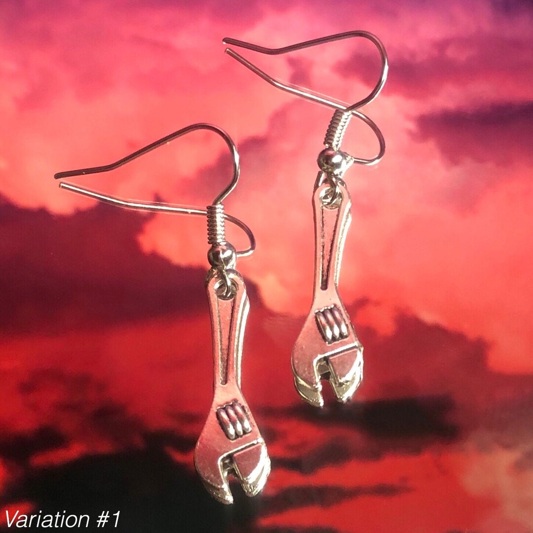 Silver Tool Earrings - Etsy
