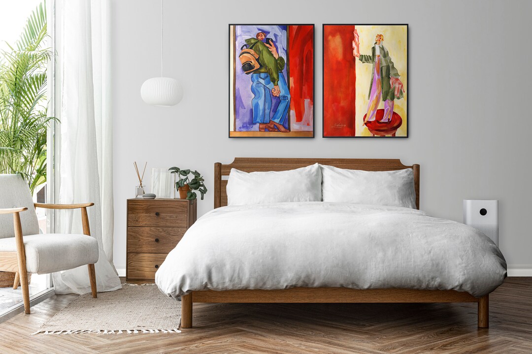 Watercolor ORIGINAL Custom Portrait Hand-drawing - Etsy