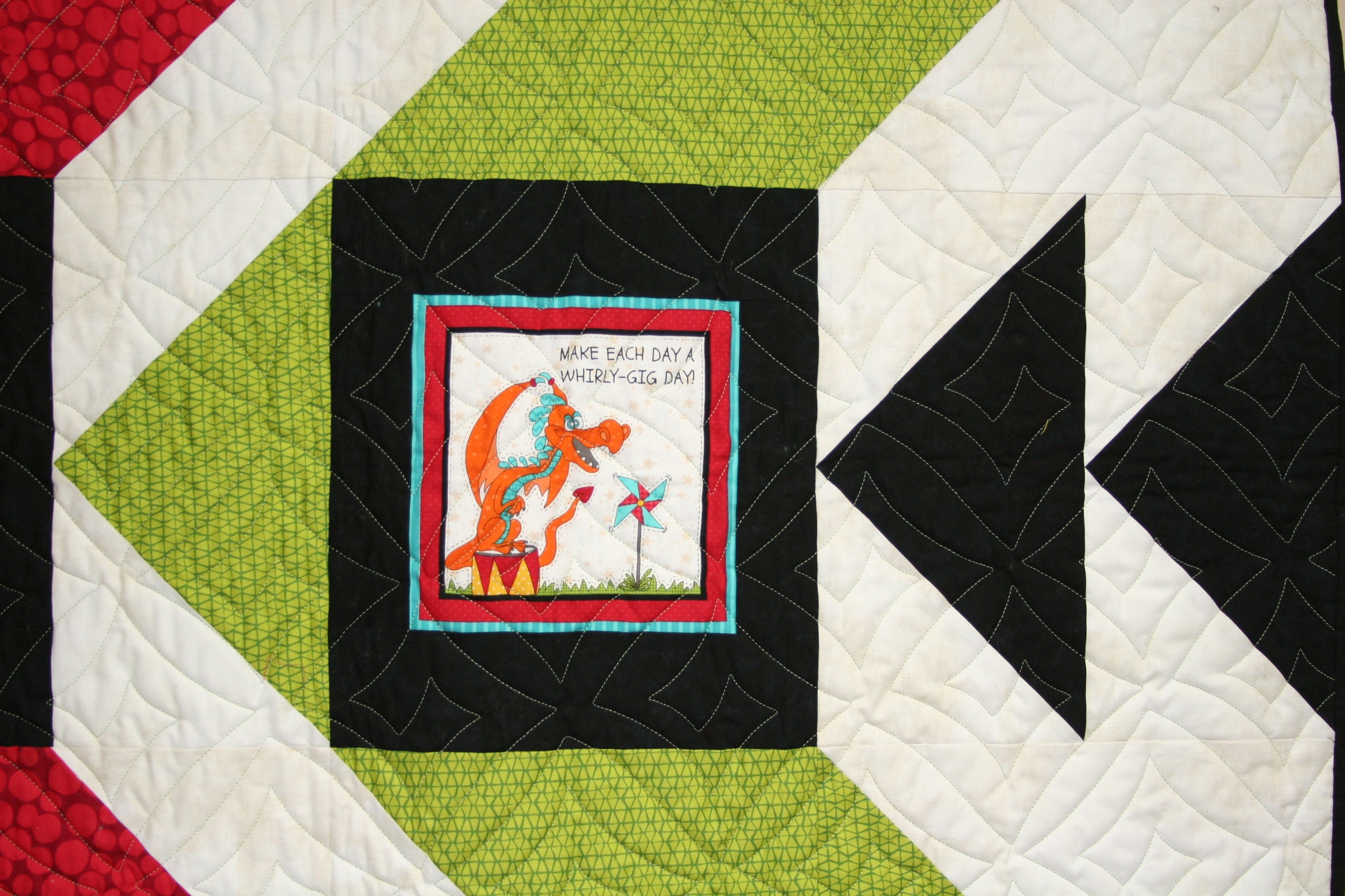 Bounce Dragons Quilt Kit - Etsy