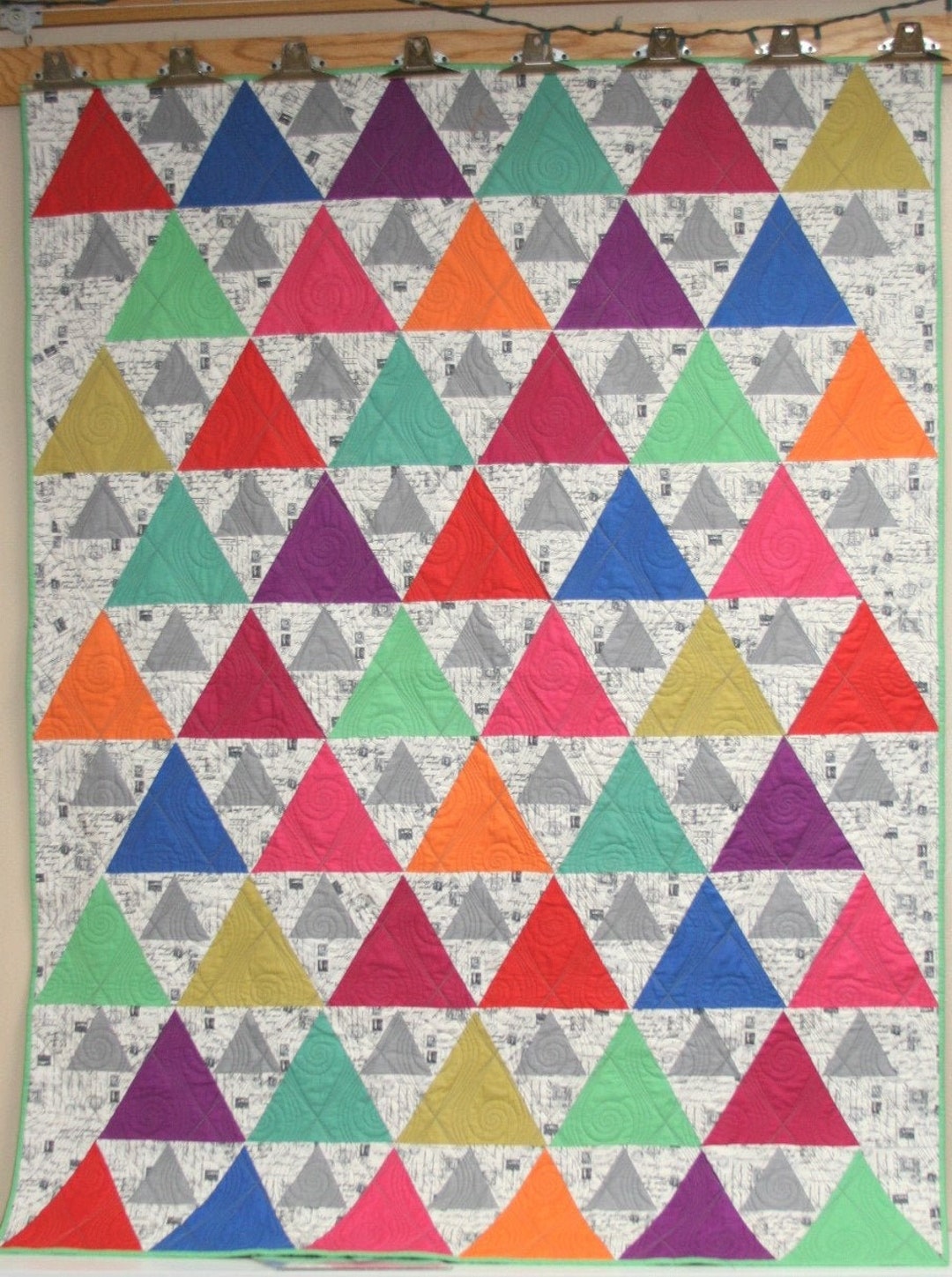 Triangle Peak Quilt Kit - Etsy