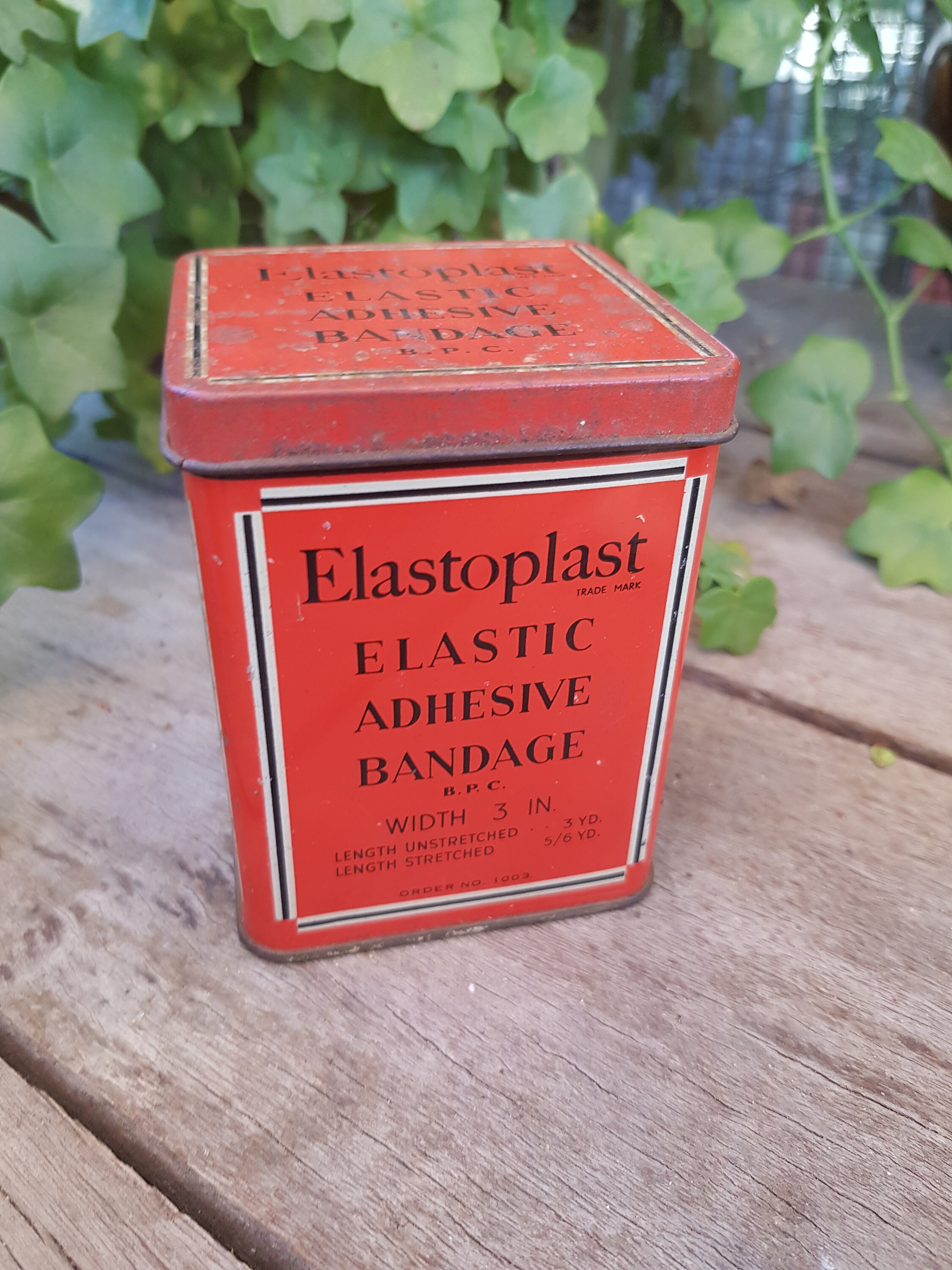 Vintage Elastoplast Adhesive Bandage Tin Made in England | Etsy