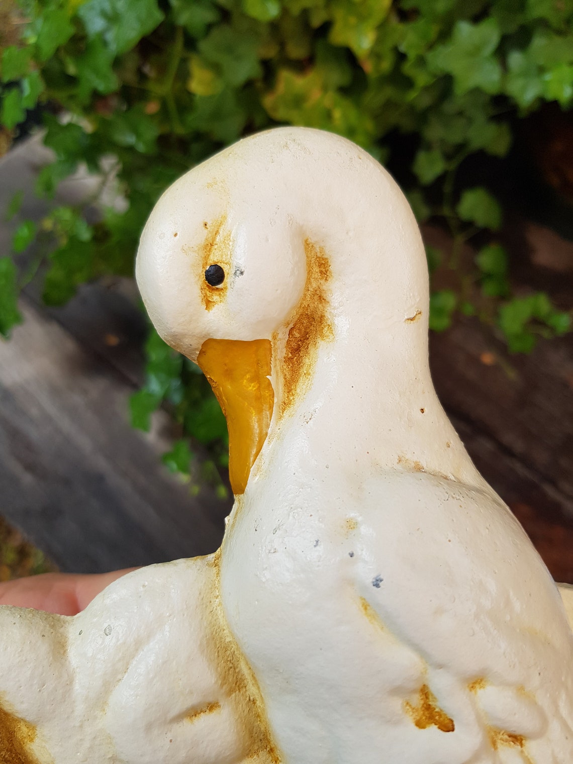 Vintage 70s Cast Iron Goose Doorstop Cast Iron Geese Door | Etsy