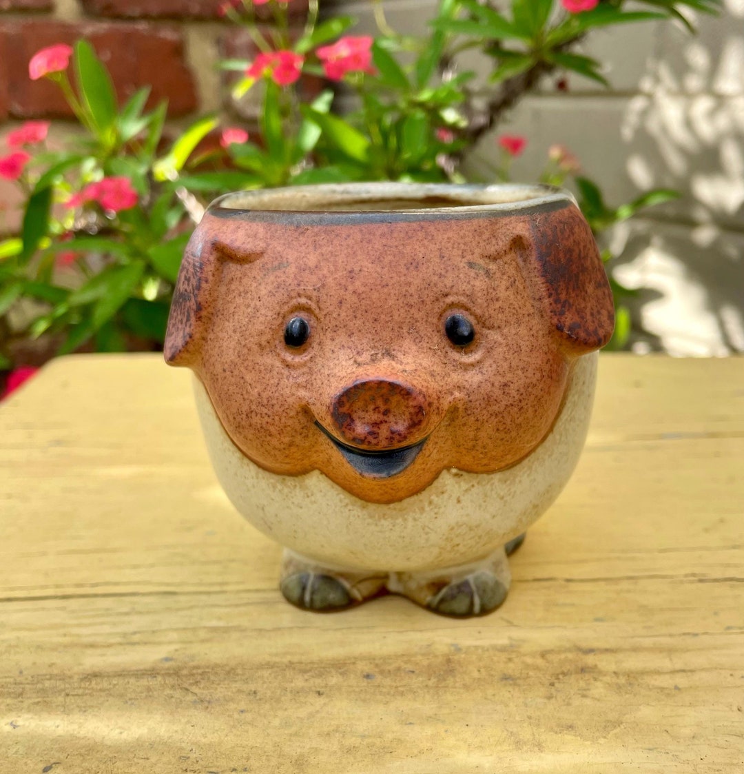 Vintage 70's UCTCI Pig Stoneware Mug UCTCI Animal Mug Made in Japan ...