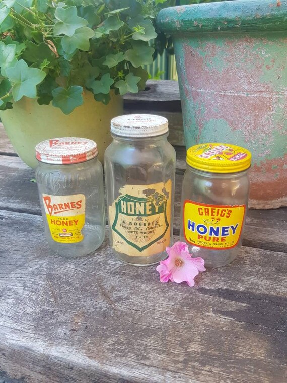 Vintage Circa 1950s Australian Honey Jars Honey | Etsy