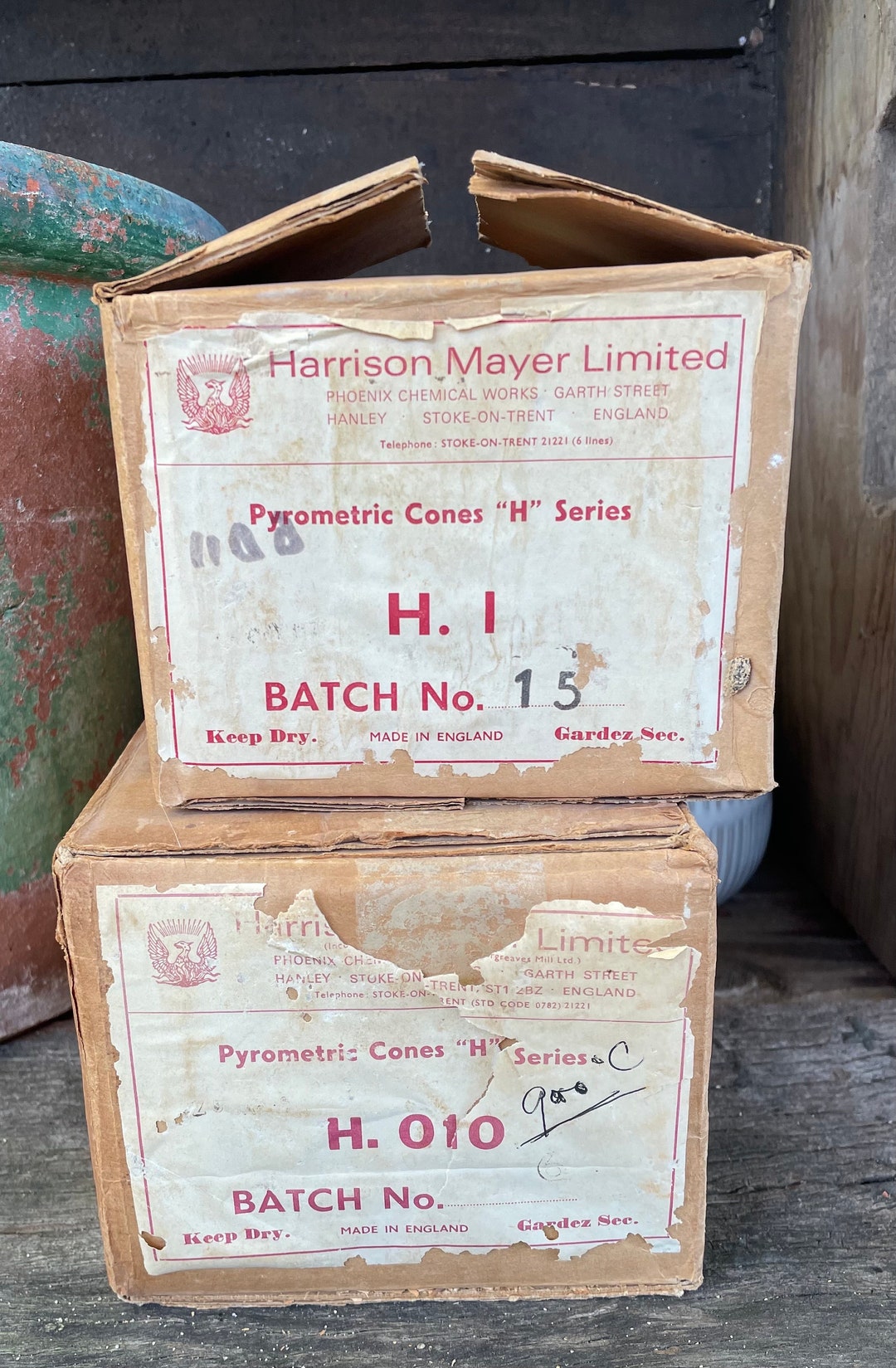 1970’s Pottery Kiln Pyrometric Cones | 70’s Pyrometric Cone H Series ...