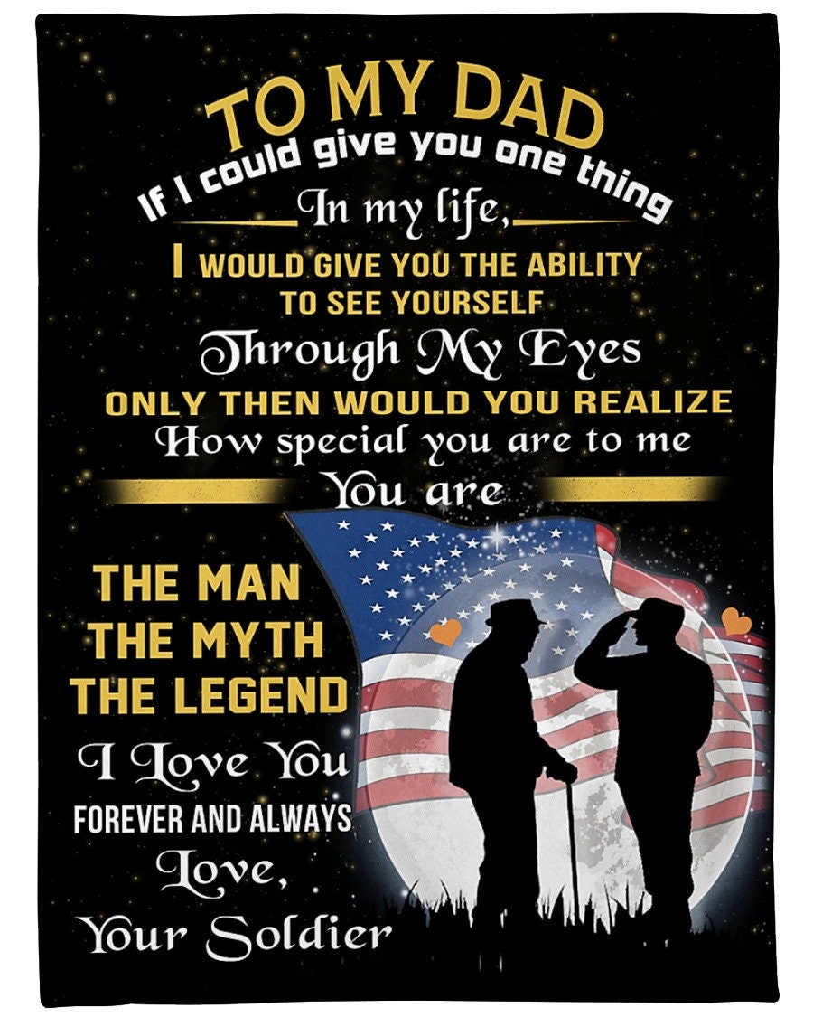 To My Dad If I Could Give You One Thing In My Life I Would Etsy