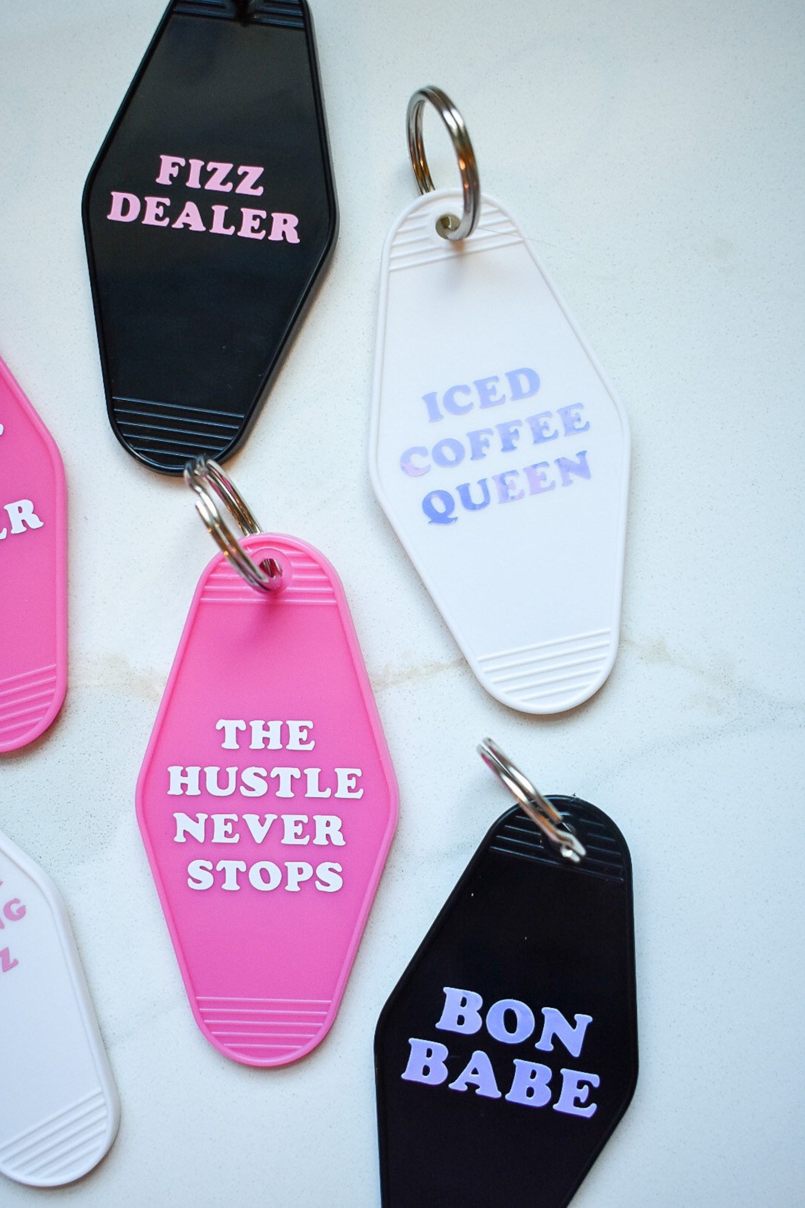 Custom Vintage Hotel Keychain Motel Keychain With Quote - Etsy