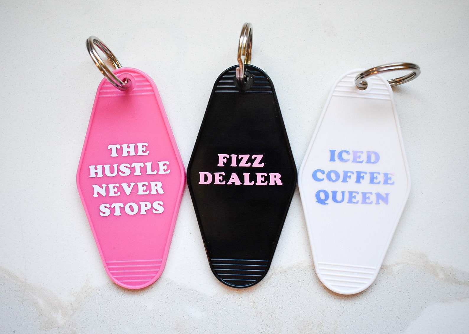 Custom Vintage Hotel Keychain Motel Keychain With Quote - Etsy