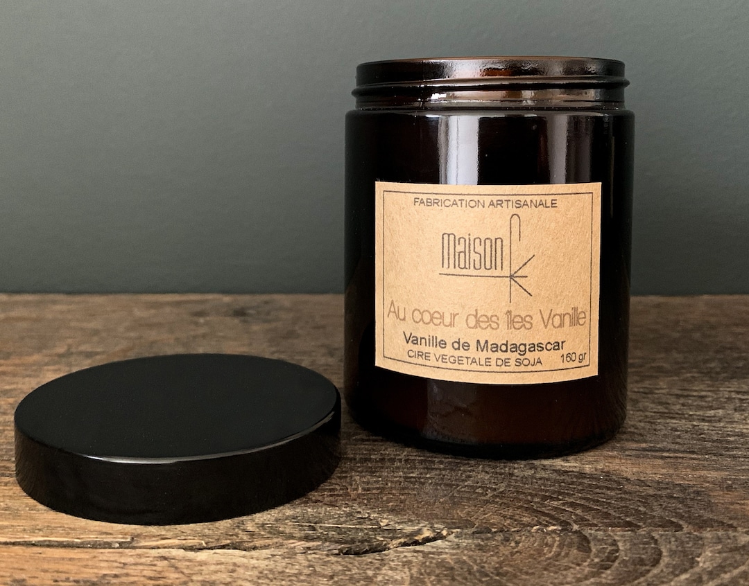 Vanilla From Madagascar Scented Handmade Candle With Natural Soy Wax - Etsy