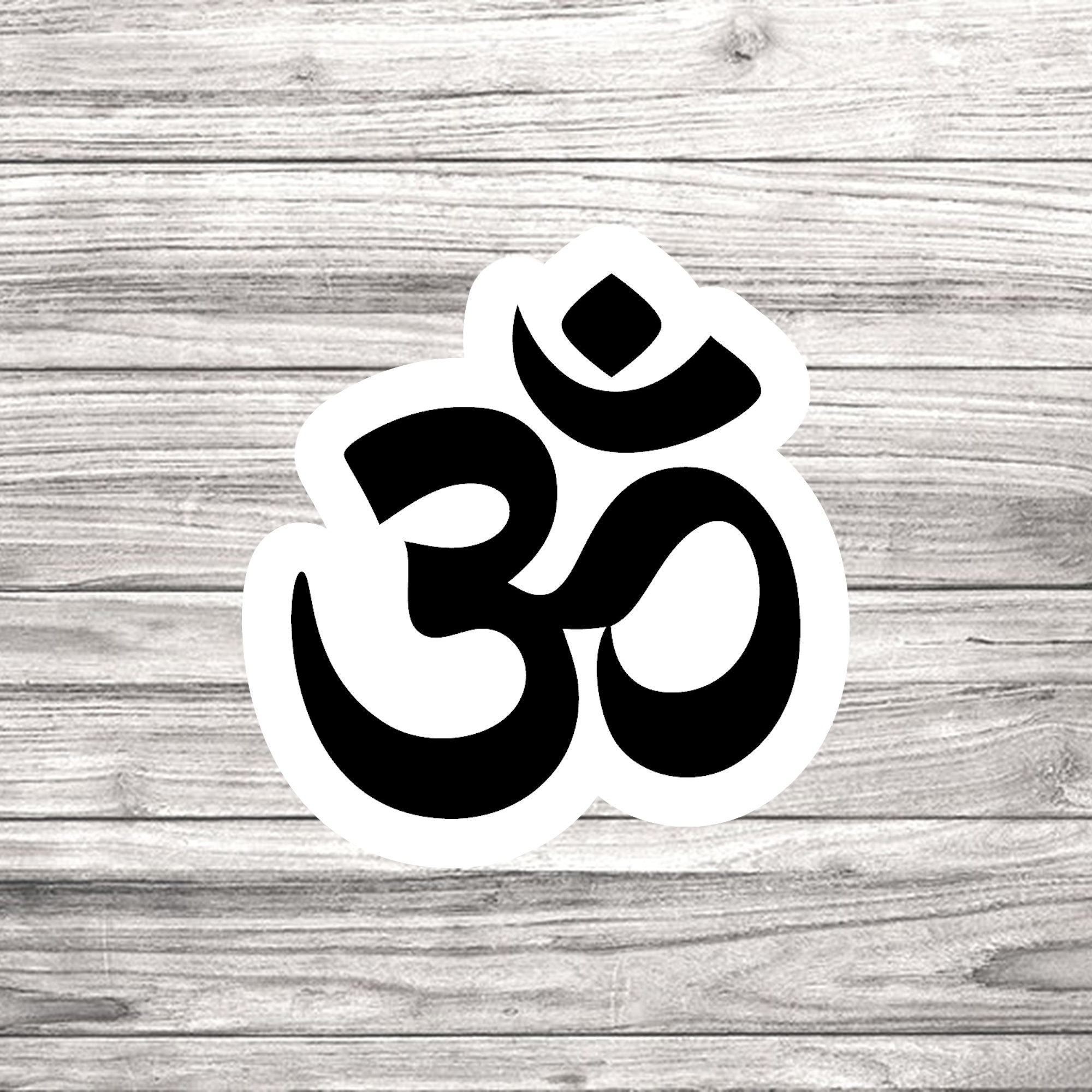 OM SYMBOL Premium Waterproof Die Cut Matte Sticker Laptop | Etsy