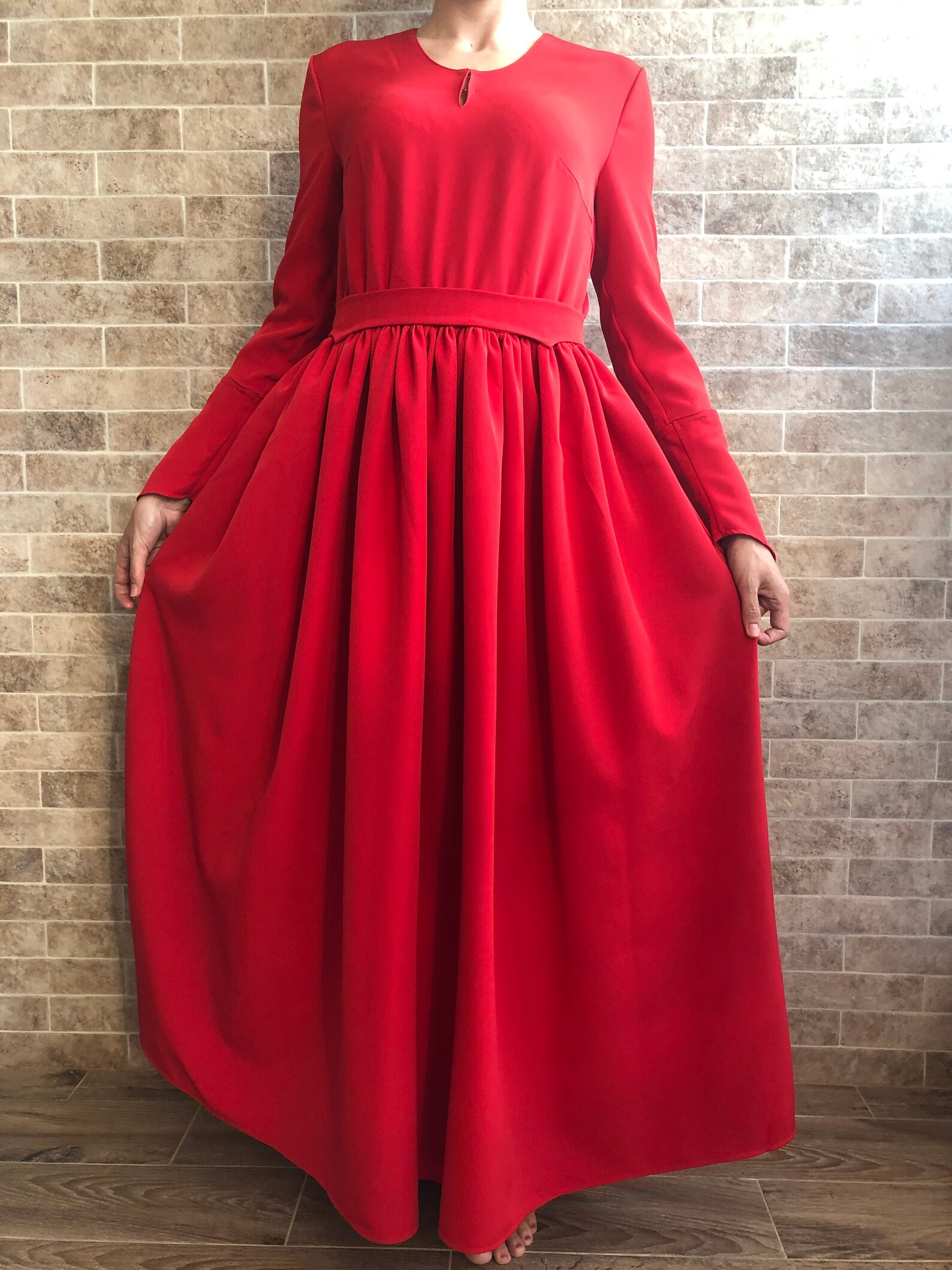Handmaids Tale Dress the Handmaids Tale Costume Offred Dress - Etsy
