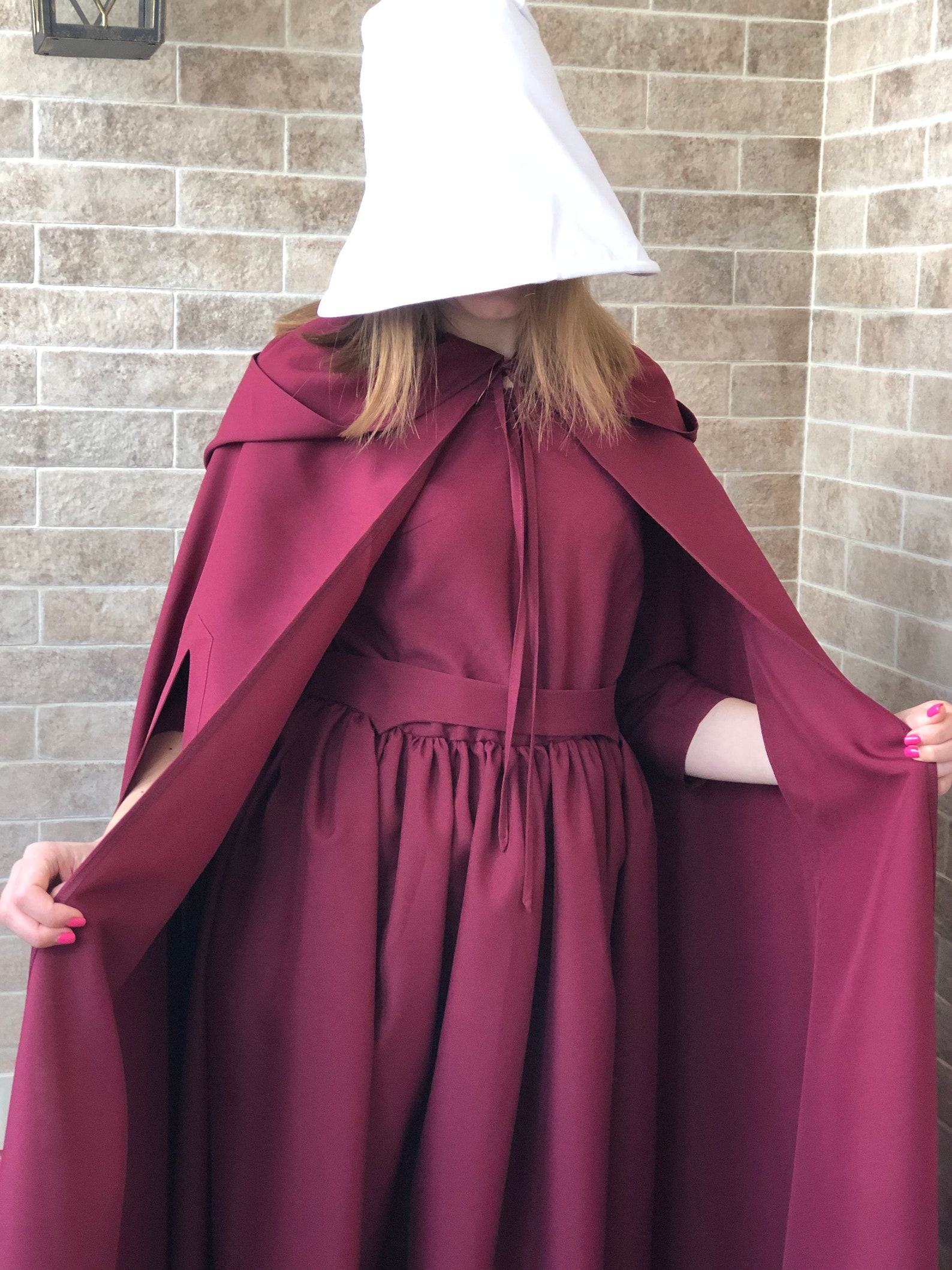 Handmaids Tale Costume Cloak Mask Cap Wings the Handmaids Tale - Etsy