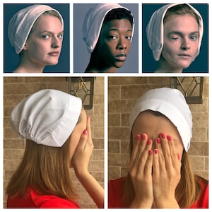 The Handmaid's Tale Costume Handmaids Tale Cap Bonnet Offred Costume ...
