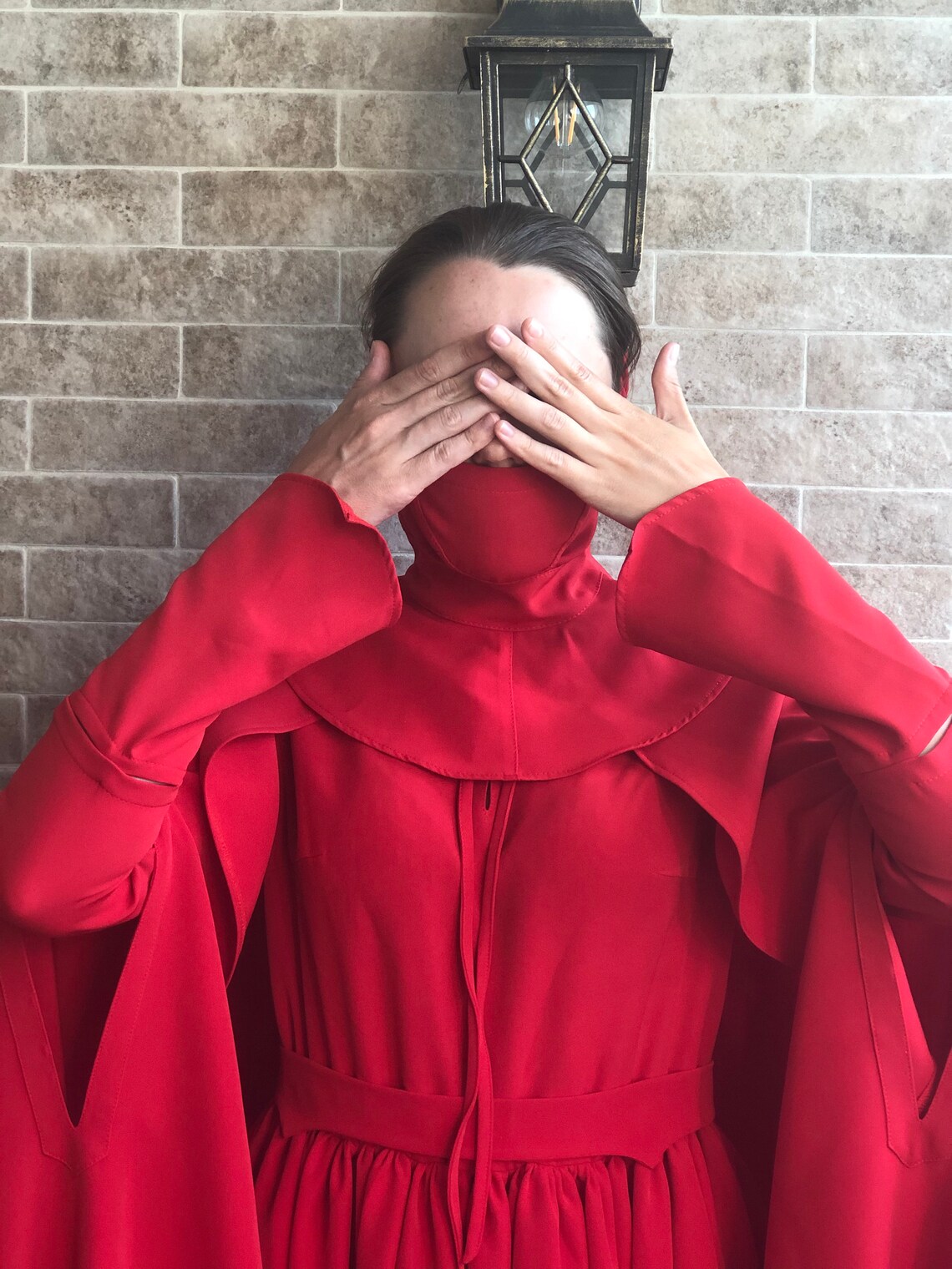 Handmaids Tale Costume Cloak Mask Cap Wings the Handmaids Tale - Etsy