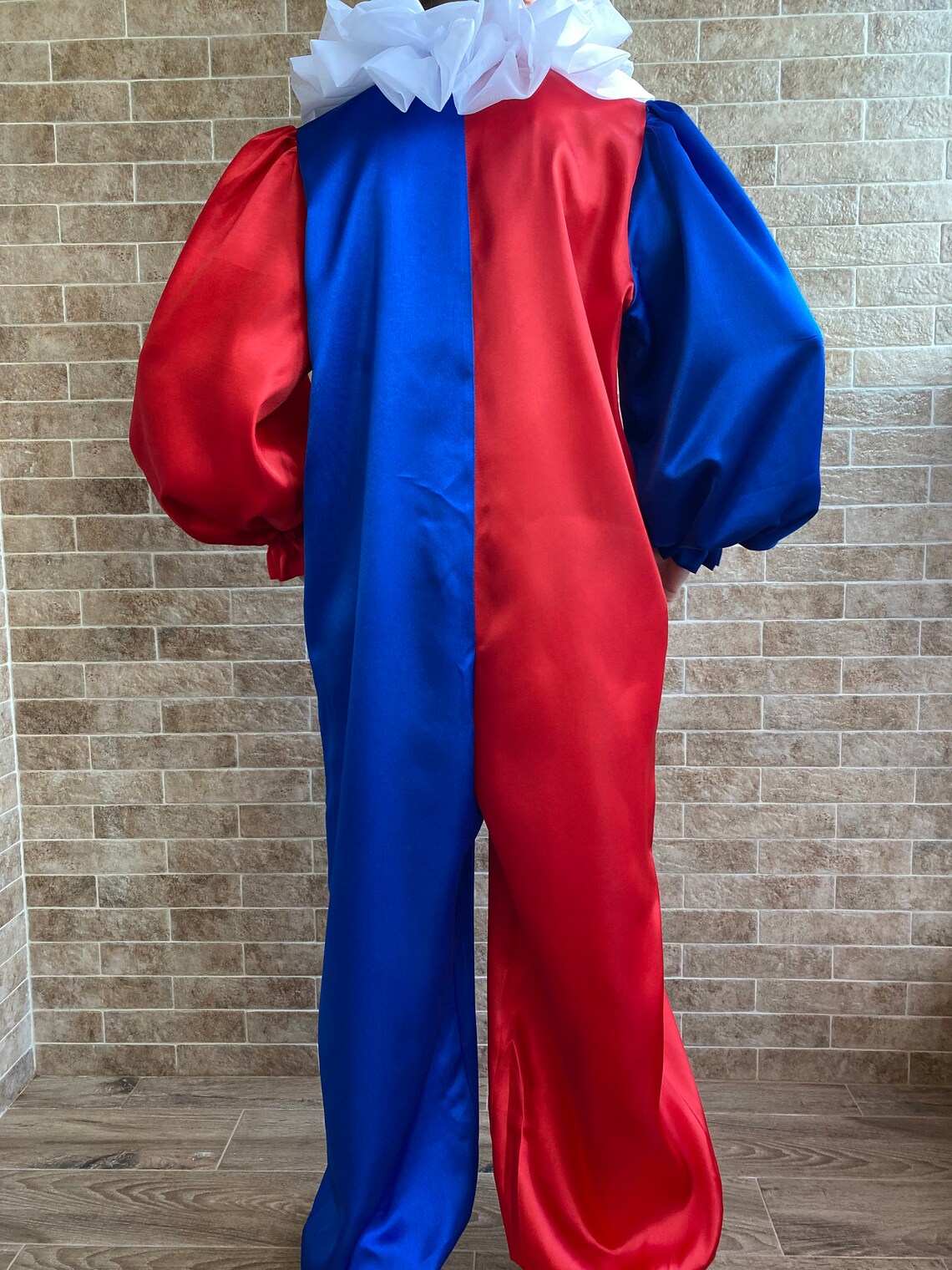 Clown costume Red and Blue clown costume Clown collar | Etsy