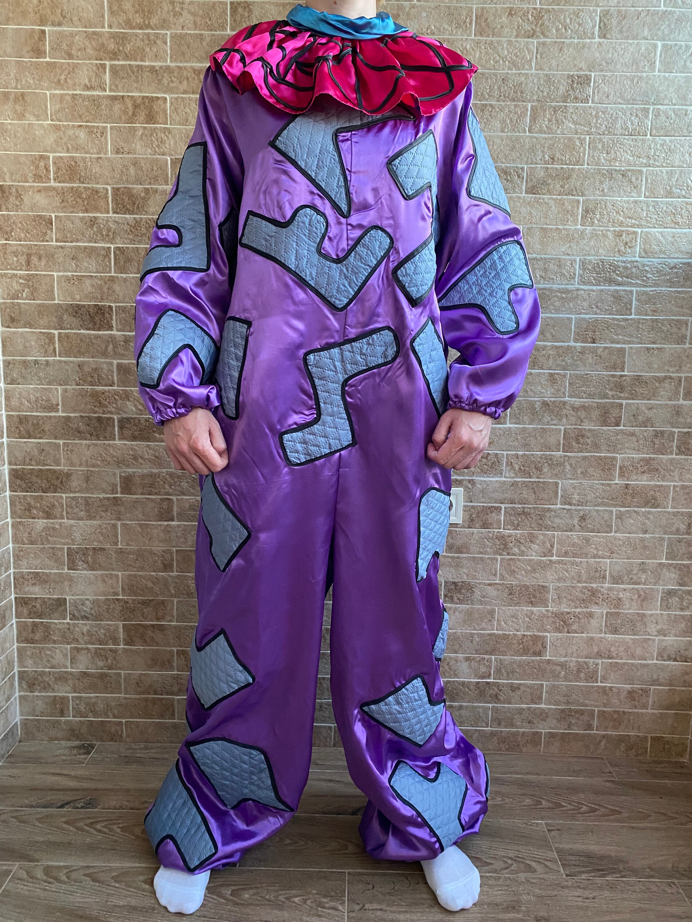 Killer Klown Costume Outer Space Purple Clown Costume Clown - Etsy UK