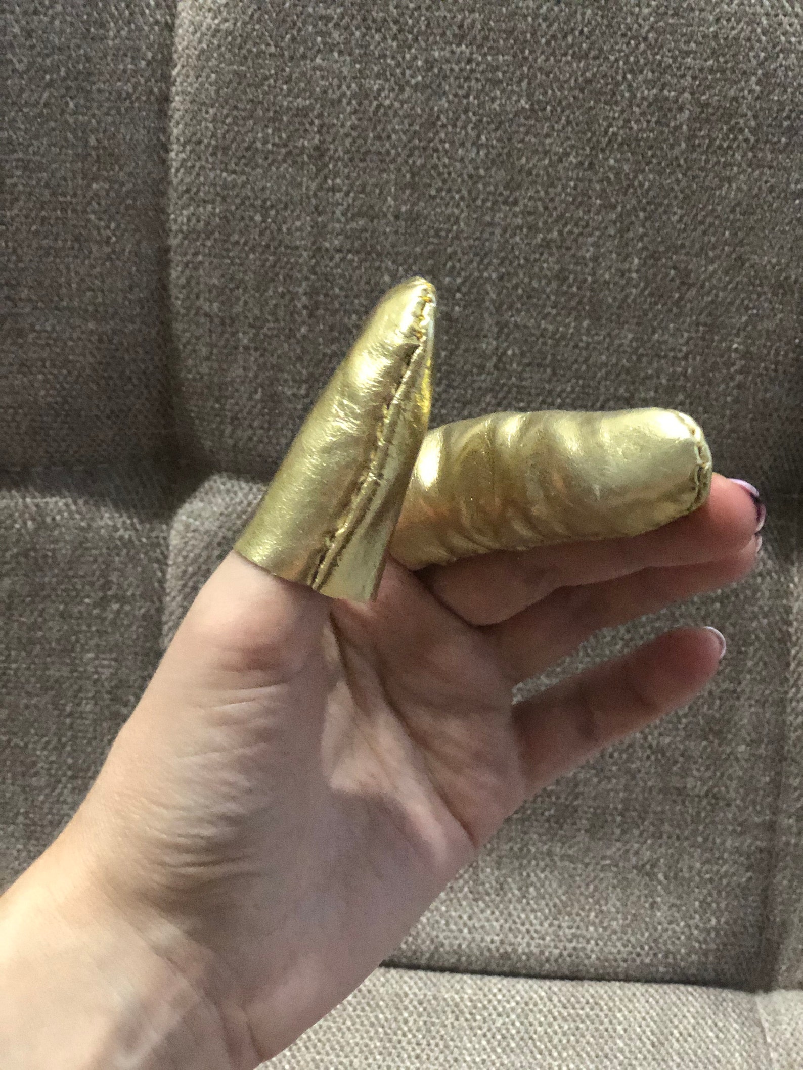 Soft Leather Finger Protector Finger Thimble Thumb and Index | Etsy