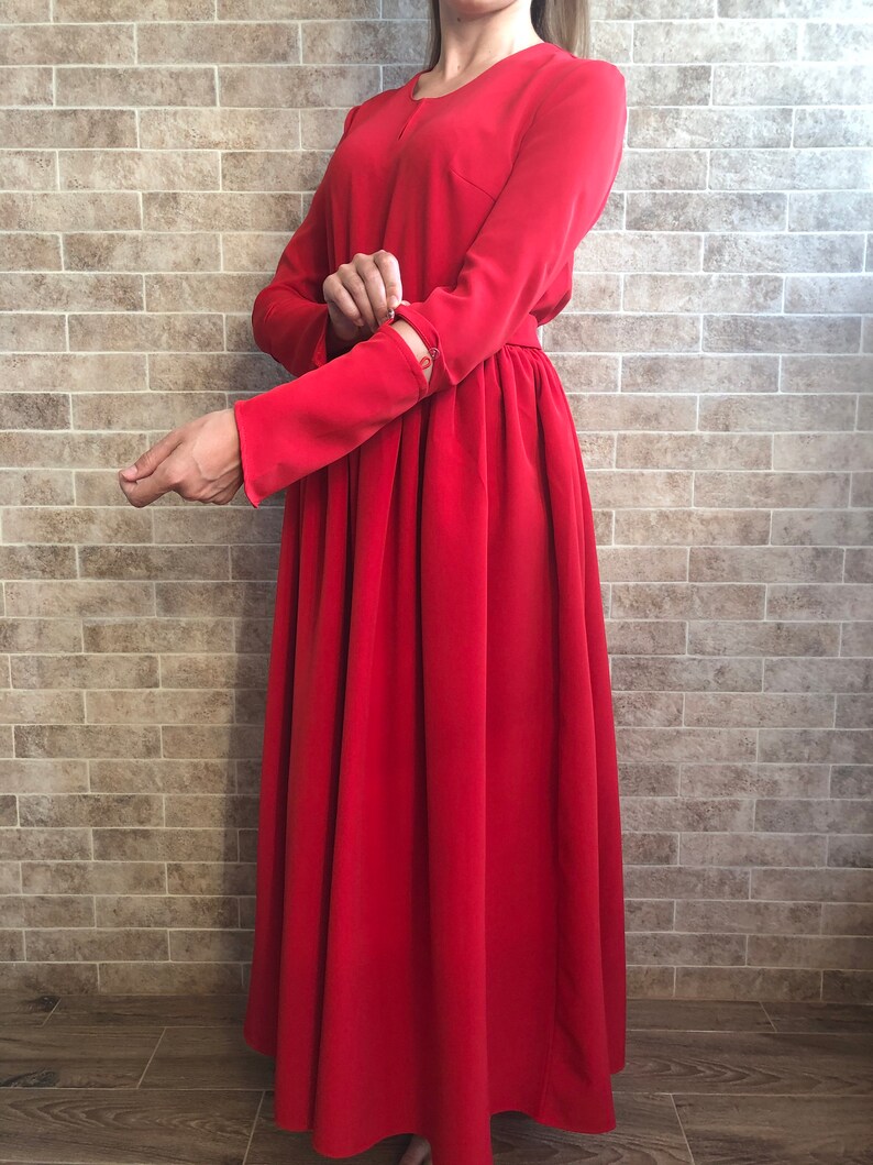 Handmaids Tale Dress the Handmaids Tale Costume Offred Dress - Etsy